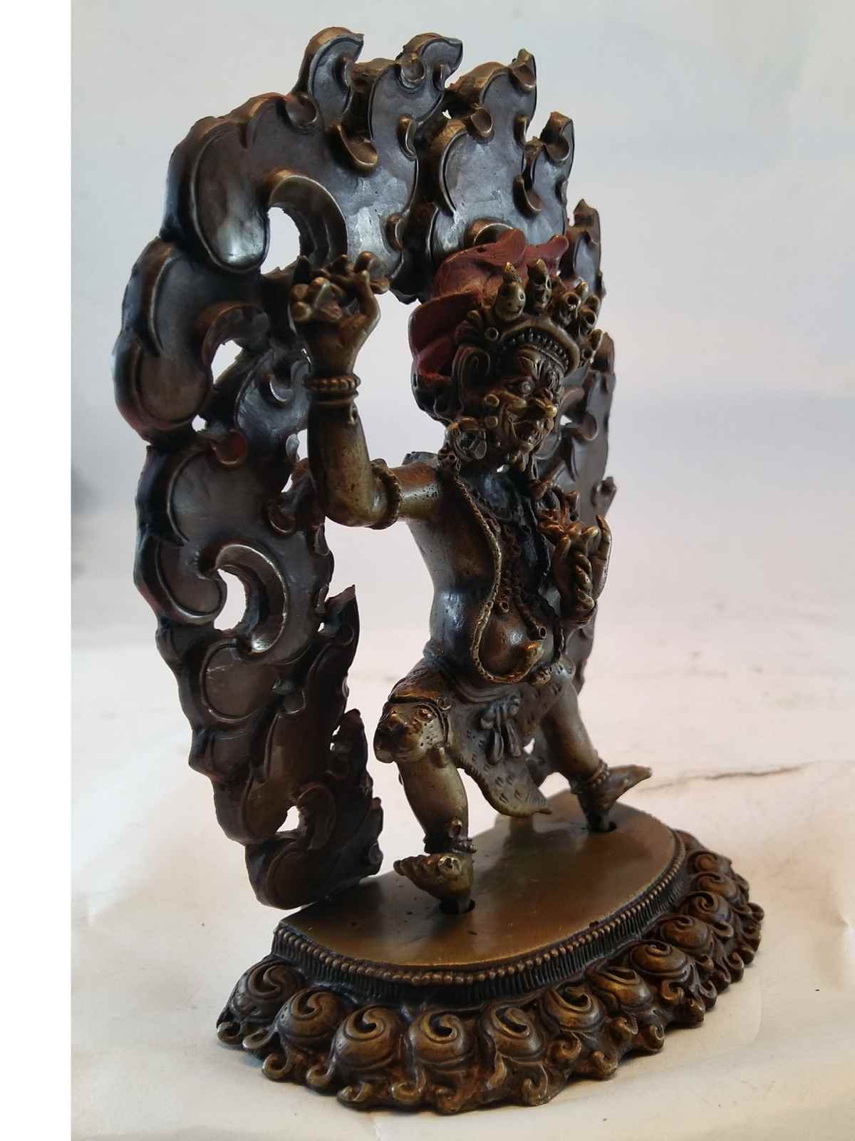 Vajrapani Statue- Oxidized | Price: US$80 | Statue - Miniature ...