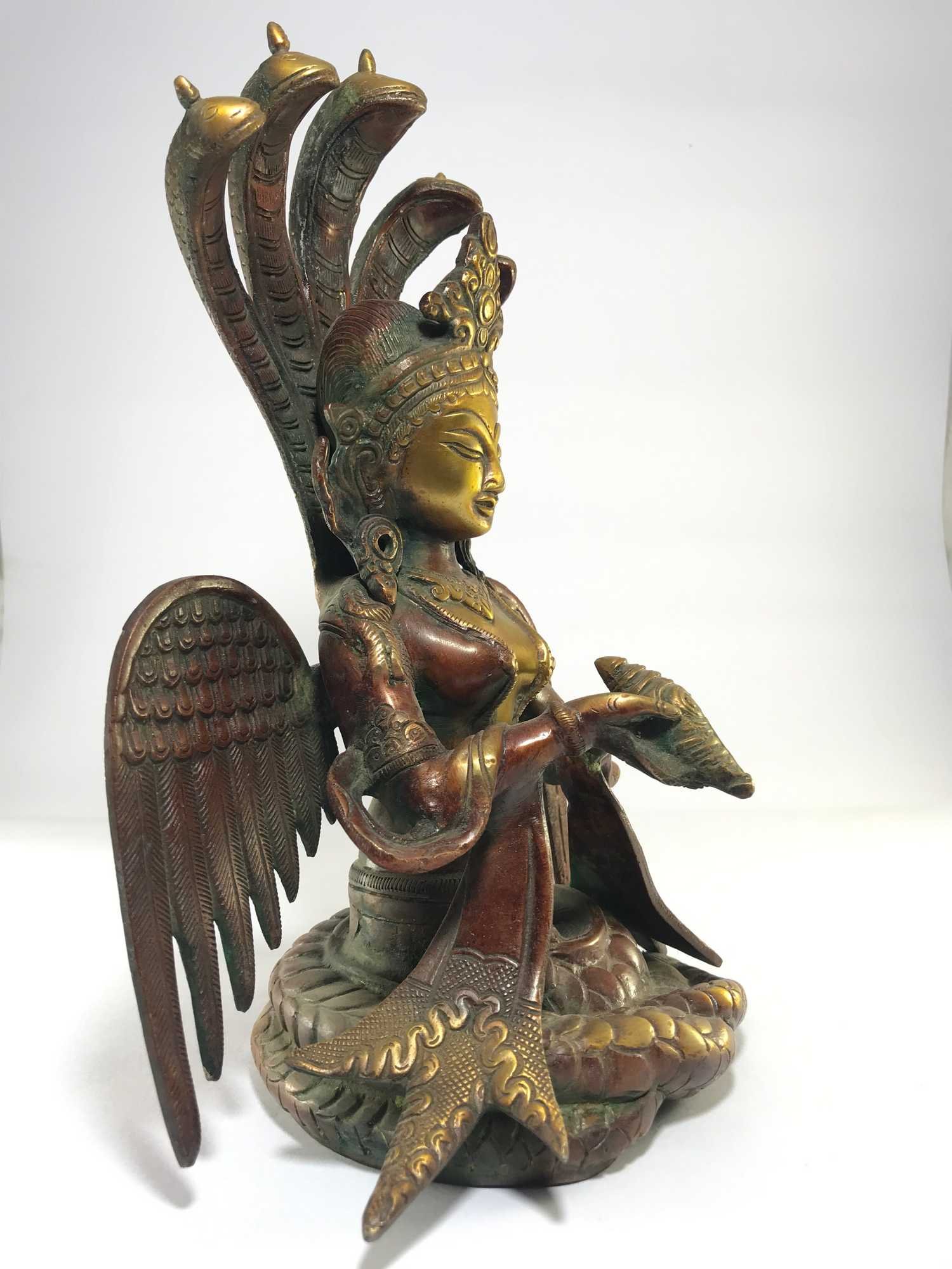 Statue Of Naga Kanya | Price: US$110 | Statue - Sand Casting | Naga ...