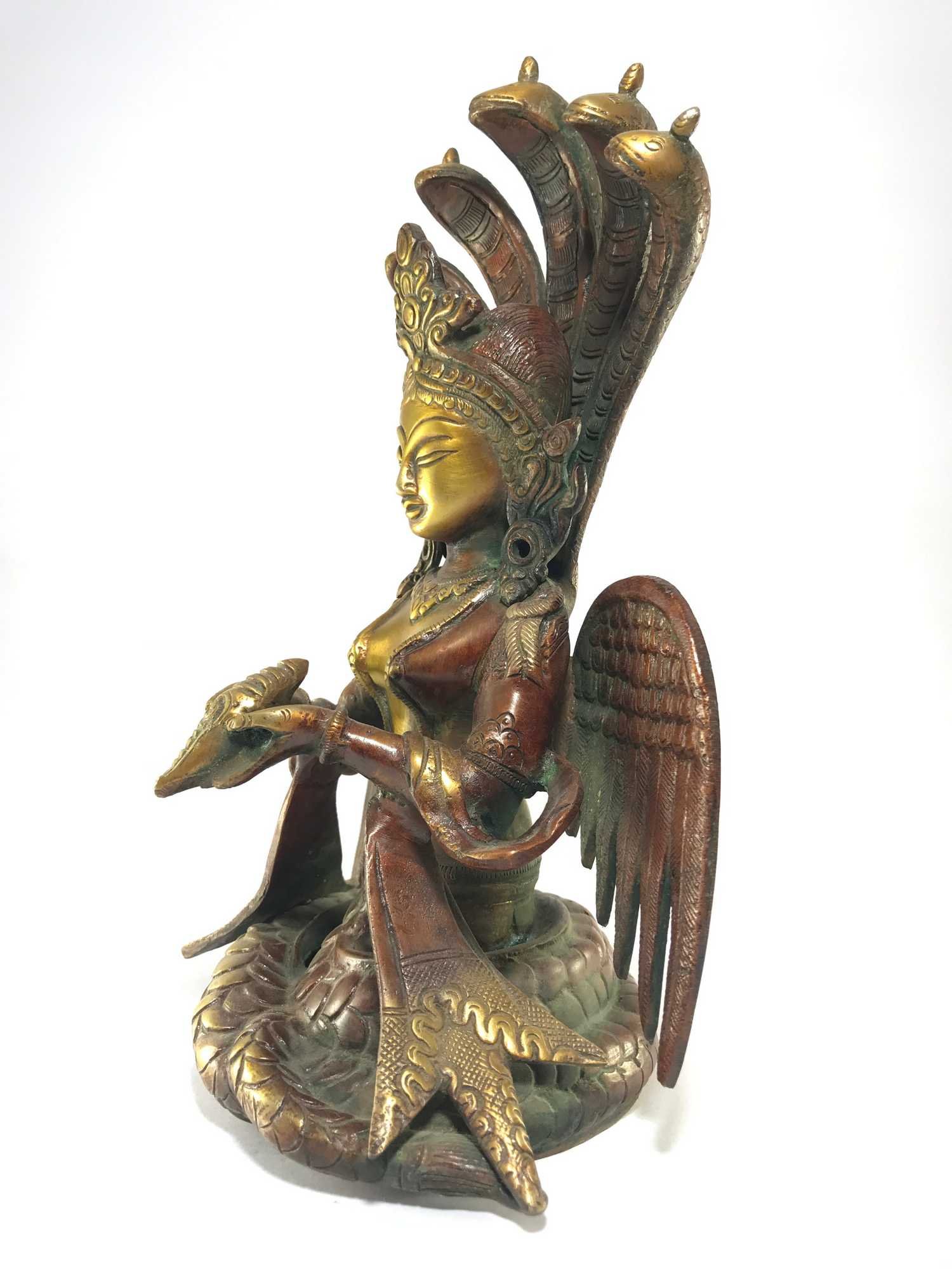 Statue Of Naga Kanya | Price: US$110 | Statue - Sand Casting | Naga ...