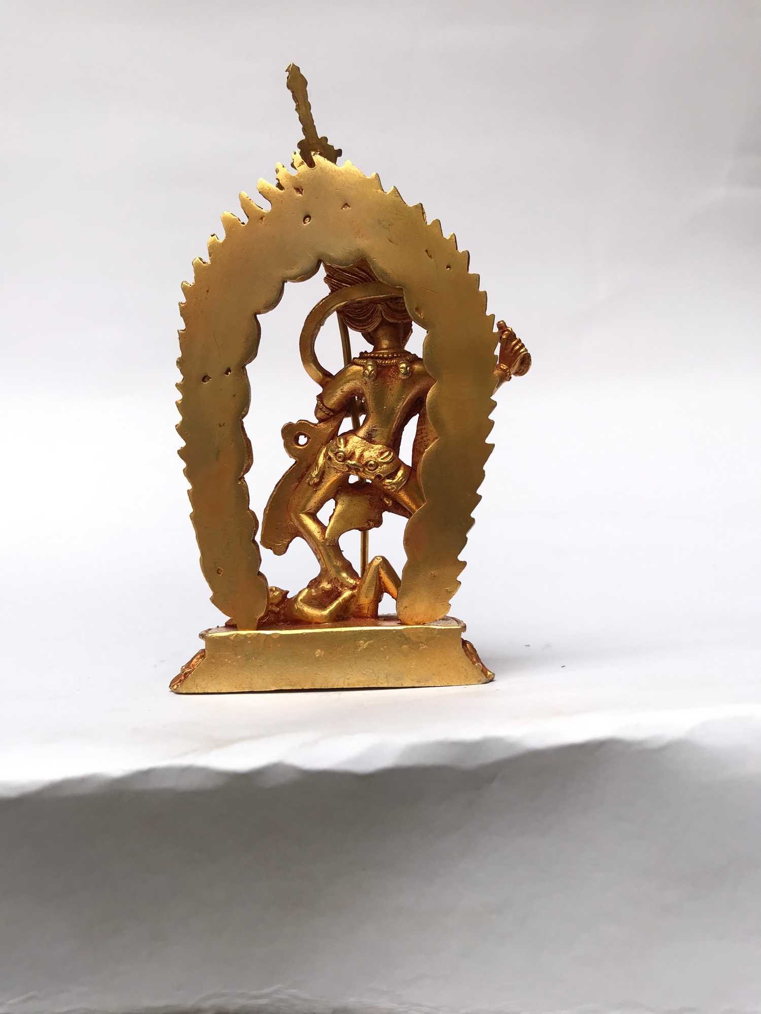 Statue Of Simhamukha Yogini – Full Gold Plated | Price: US$130 | Statue ...