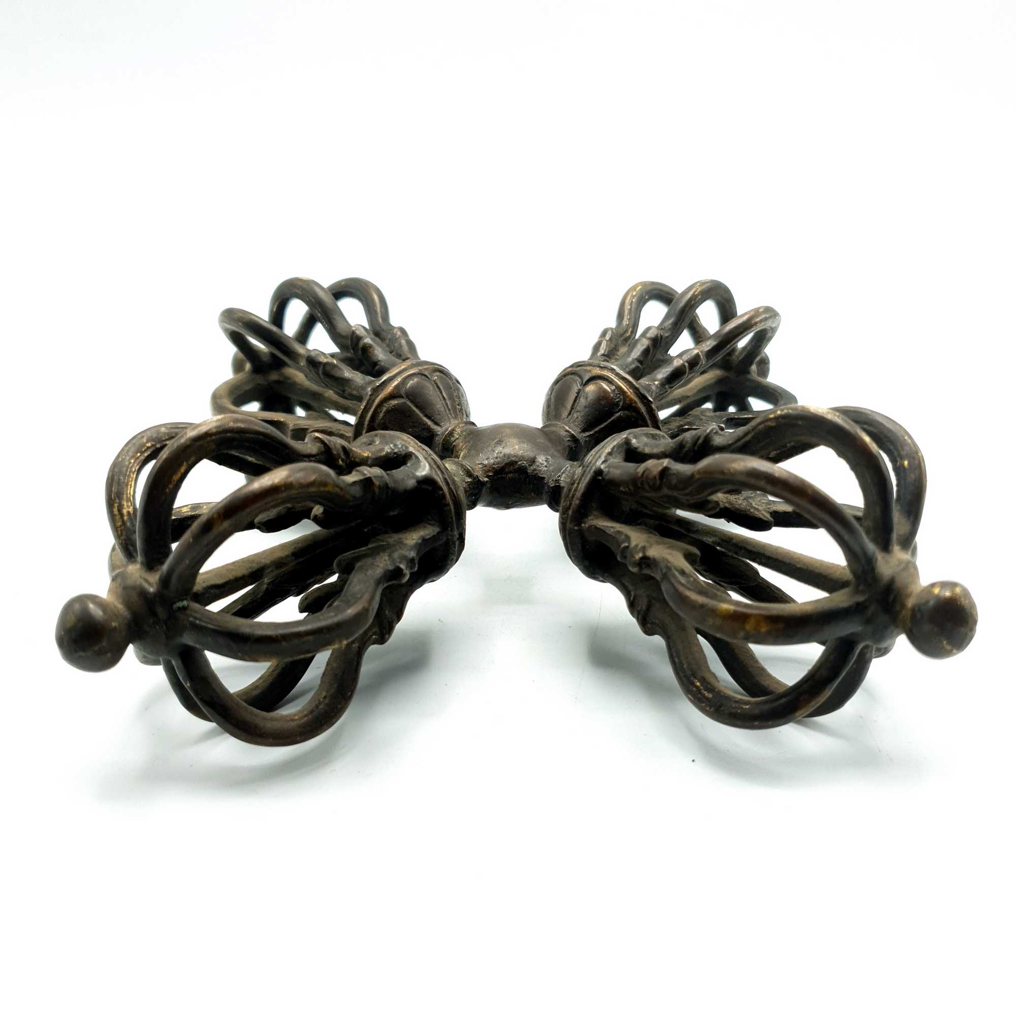 Five Point Double Dorje vishwa Vajra In Chocolate Oxidation | Price: US ... Five Point Double Dorje vishwa Vajra In Chocolate Oxidation | Price: US ...