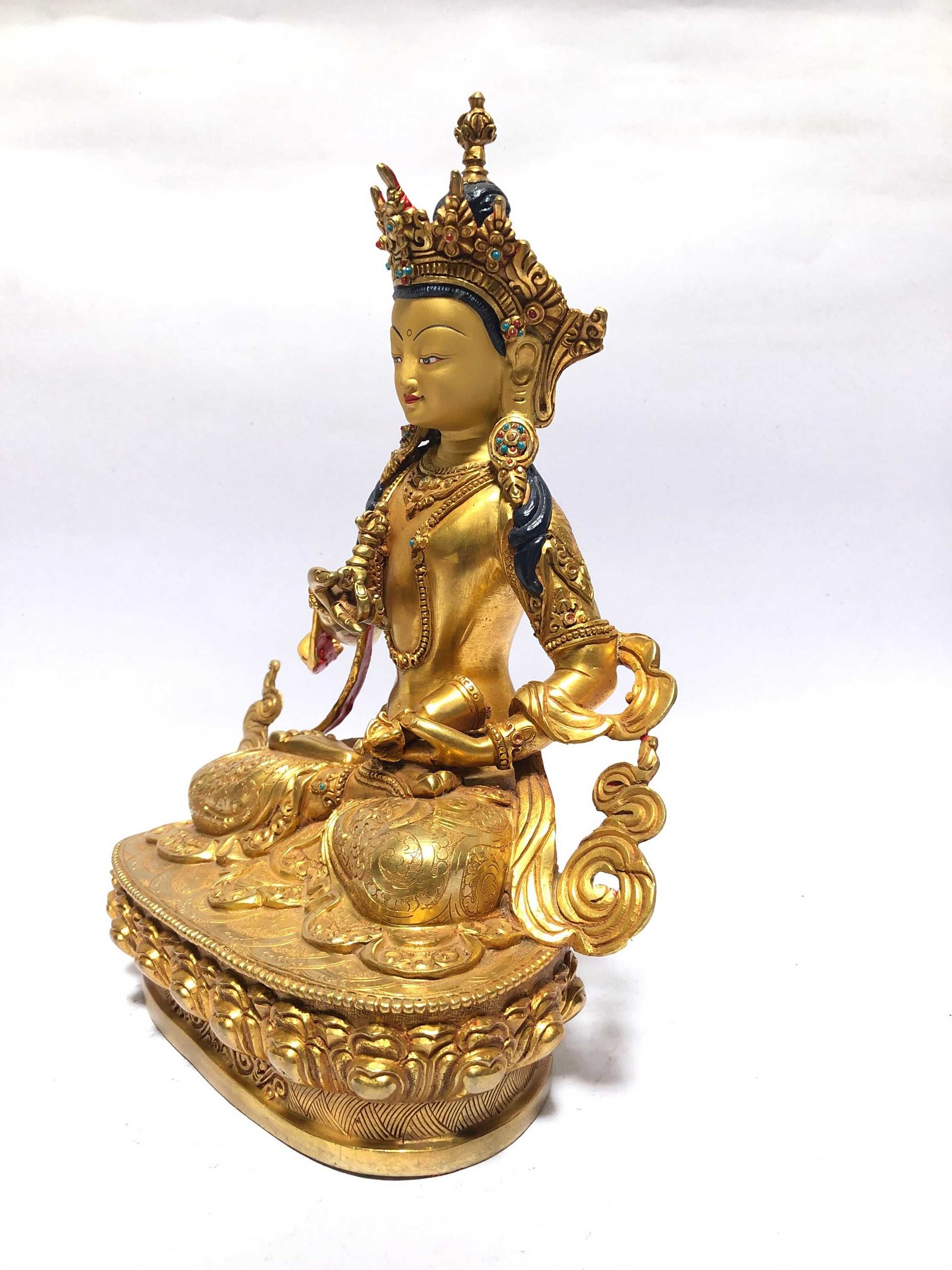 Monastery Quality Statue Of Vajrasattva – Full Gold Plated | Price: US ...