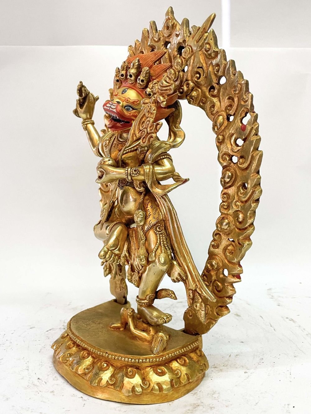 Nepali Handmade Statue Of Simhamukha Yogini | Price: US$570 | Buddhist ...