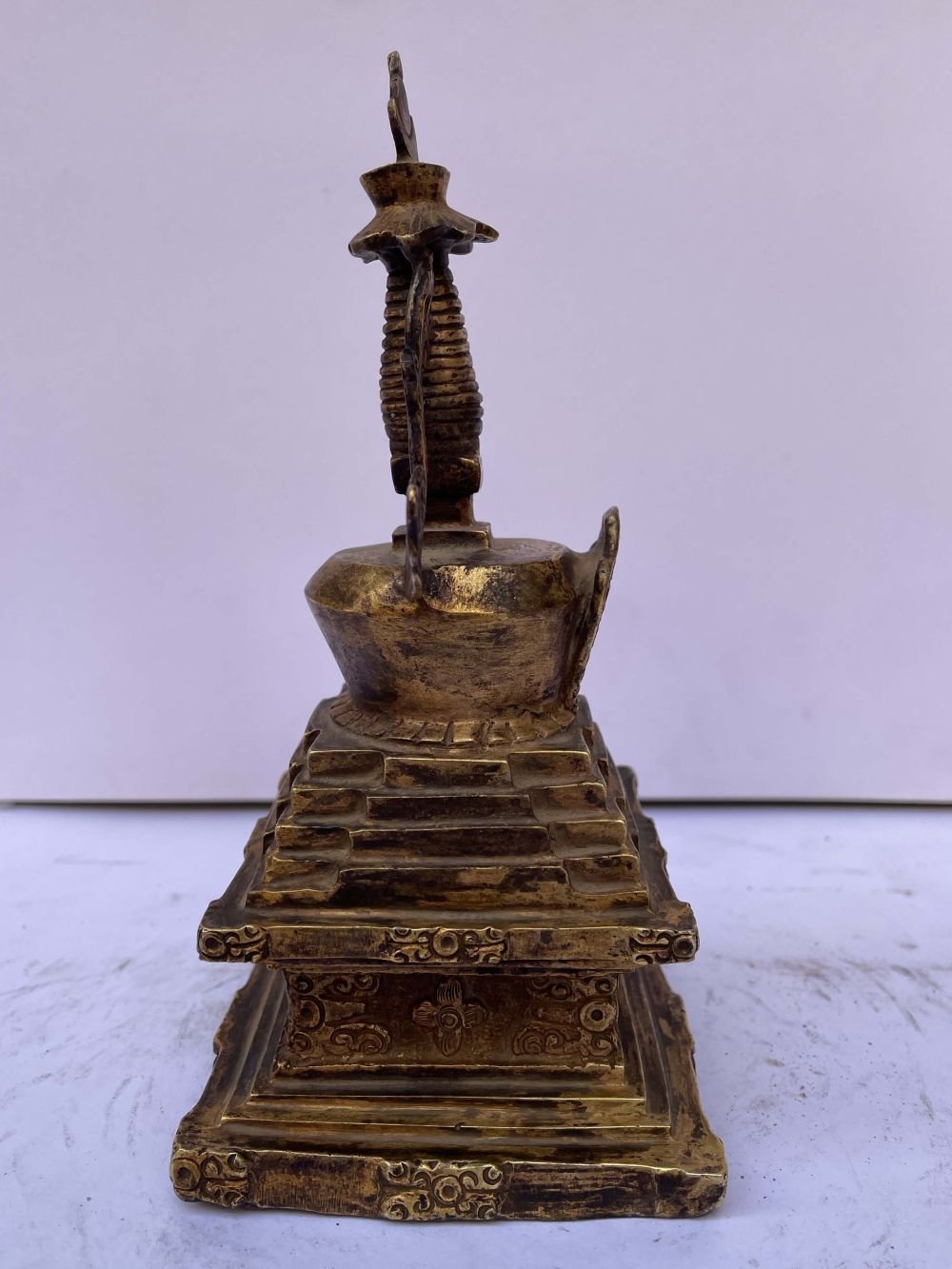 Buddhist Handmade Statue Of Stupa | Price: US$150 | Buddhist Statue ...
