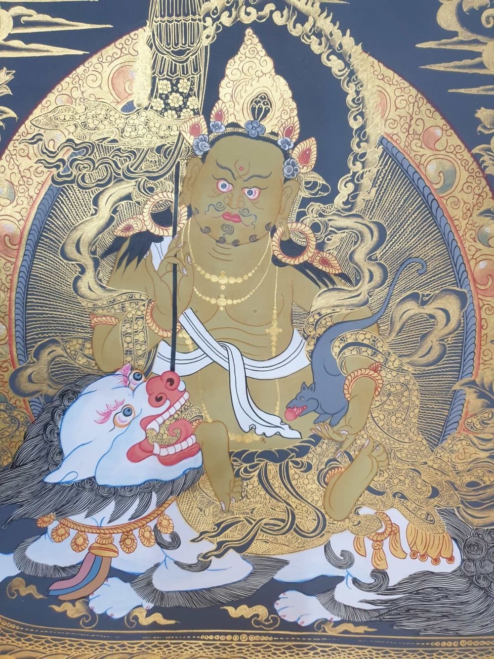 Thangka Painting Of Namtose Vaisravana Jambhala | Price: US$100 ...