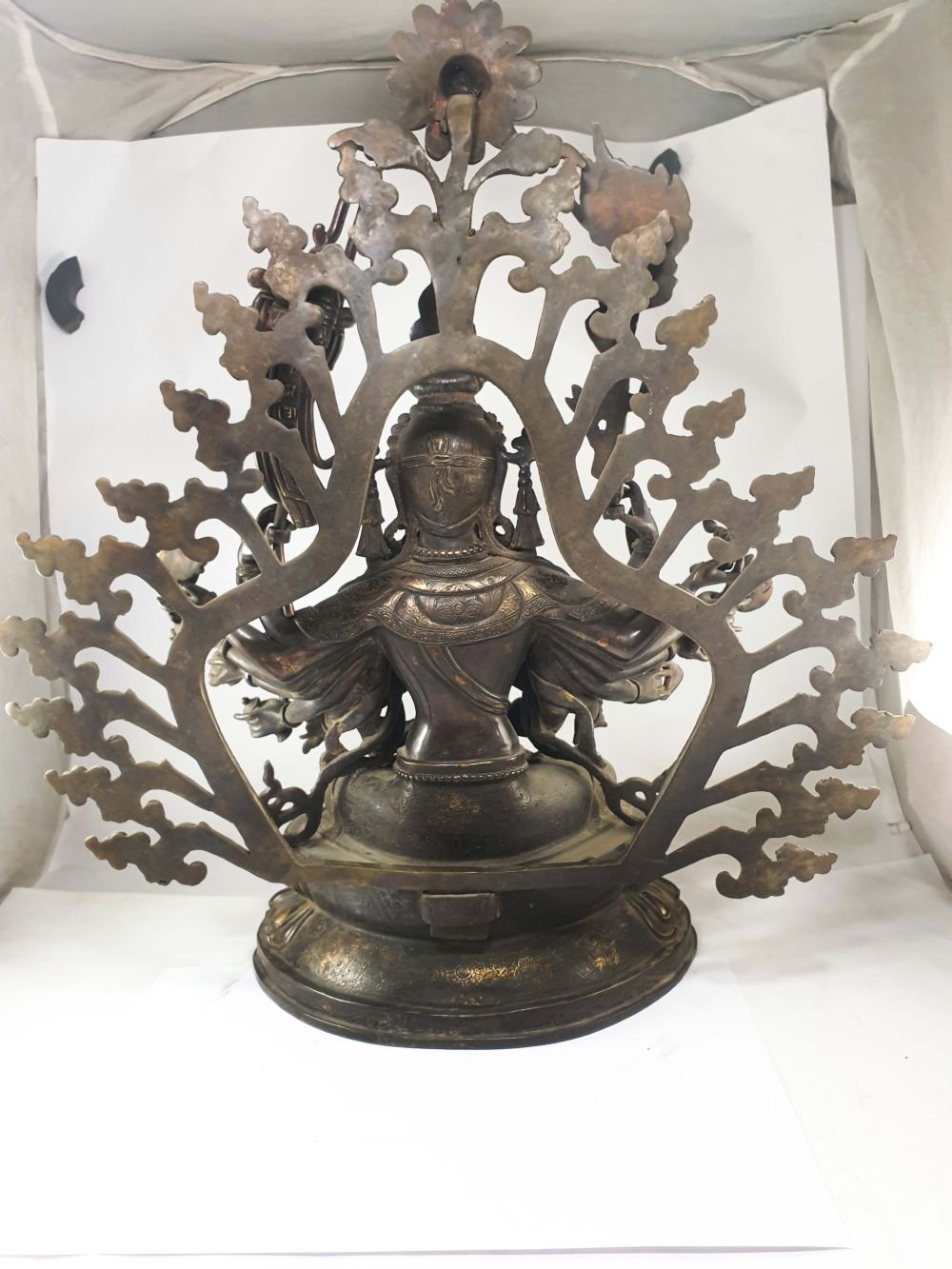 Buddhist Statue Of Chundi, Chocolate Oxidized, Cundi, chandi – 44 × 23 ...