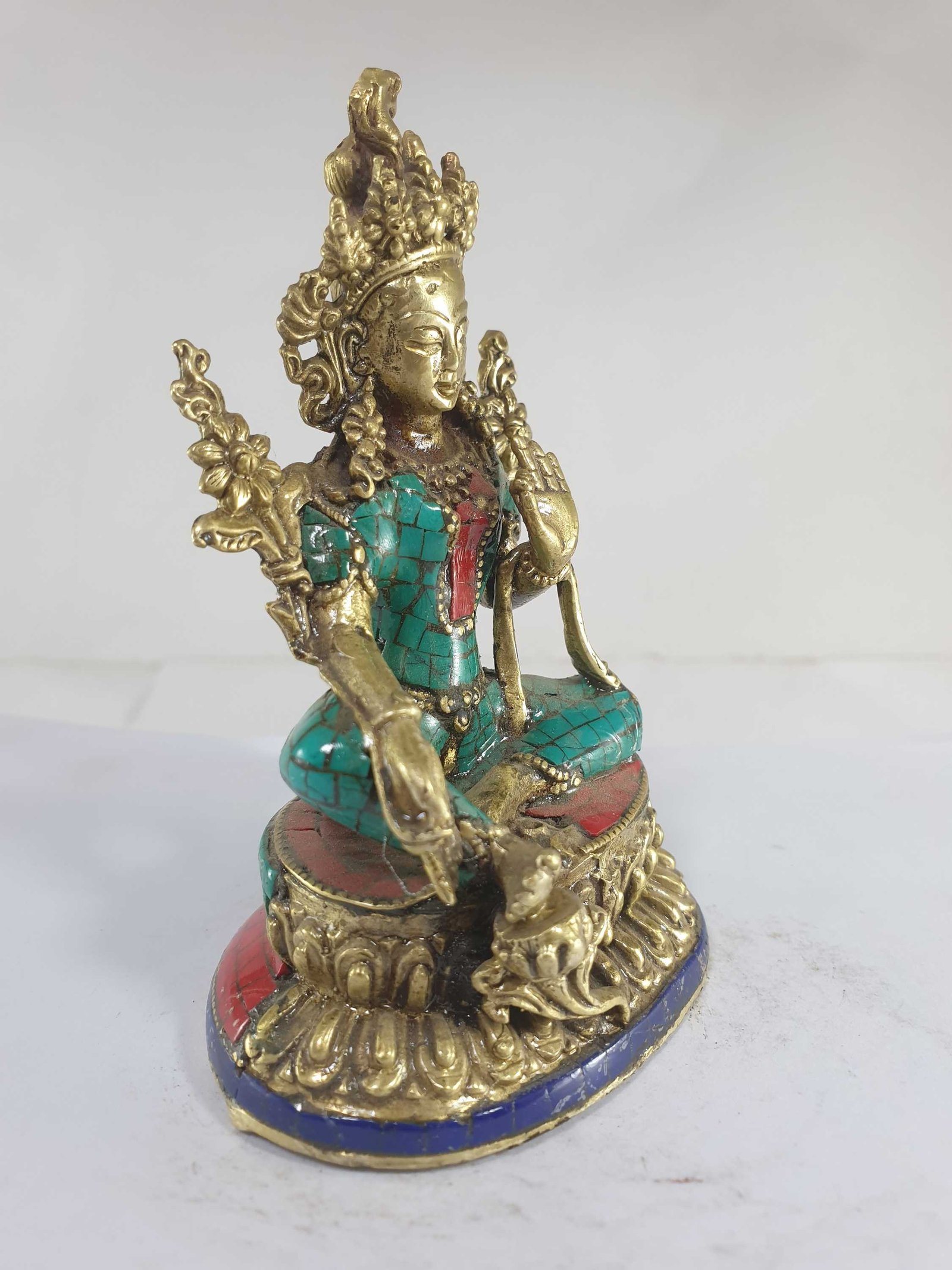 Statue Of Green Tara | Price: US$40 | Statue - Miniature | Stone ...