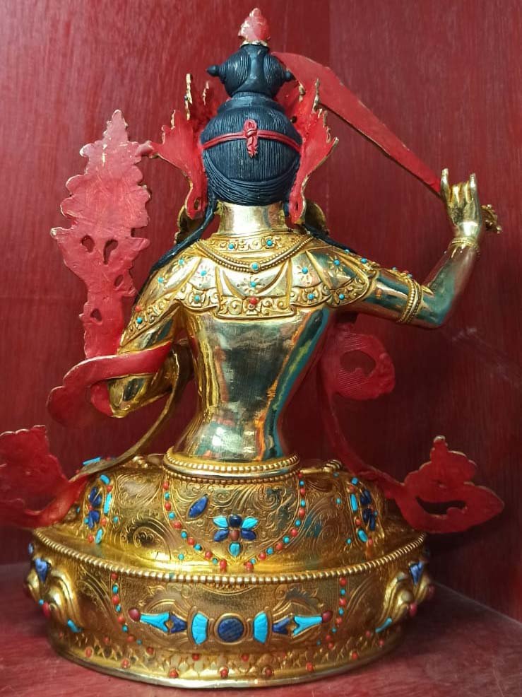 Buddhist Statue Of Manjushri Face Painted | Price: US$1700 | Buddhist ...