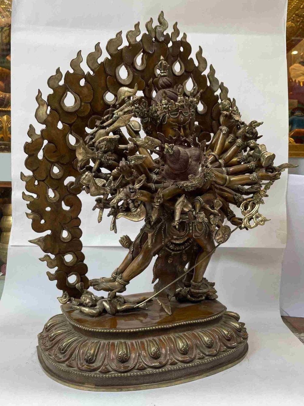 Buddhist Handmade Statue Of Kalachakra | Price: US$3000 | Statue ...