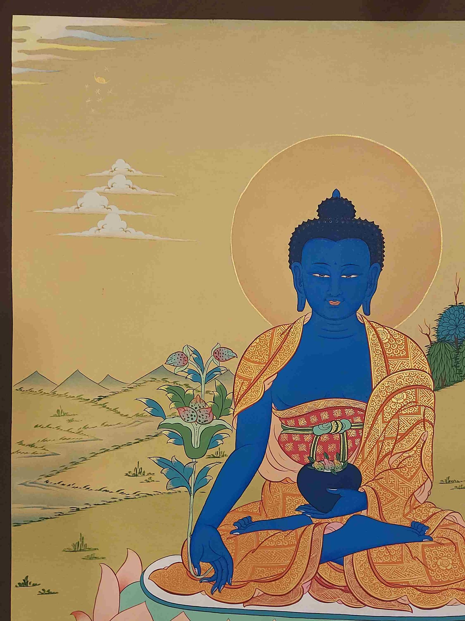 Karma Gadri Art Style | Price: US$180 | Thangka - Figure | Buddha, Size ...