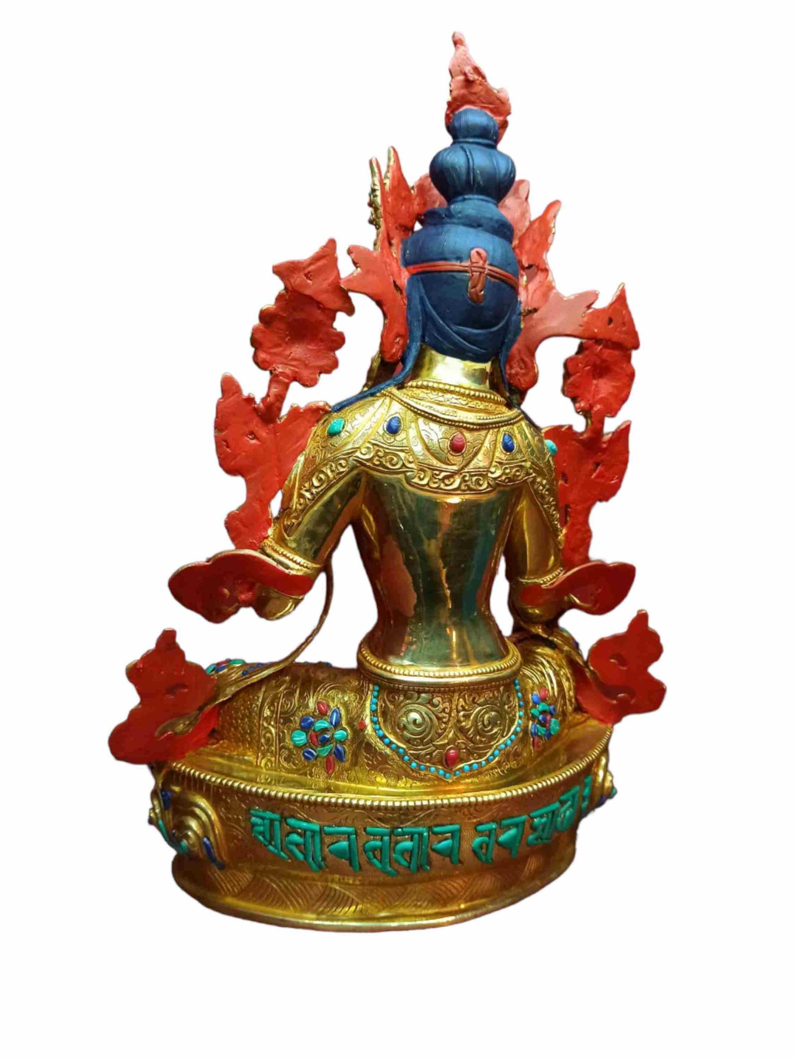 Buddhist Handmade Statue Of Green Tara Face Painted | Price: US$1400 ...