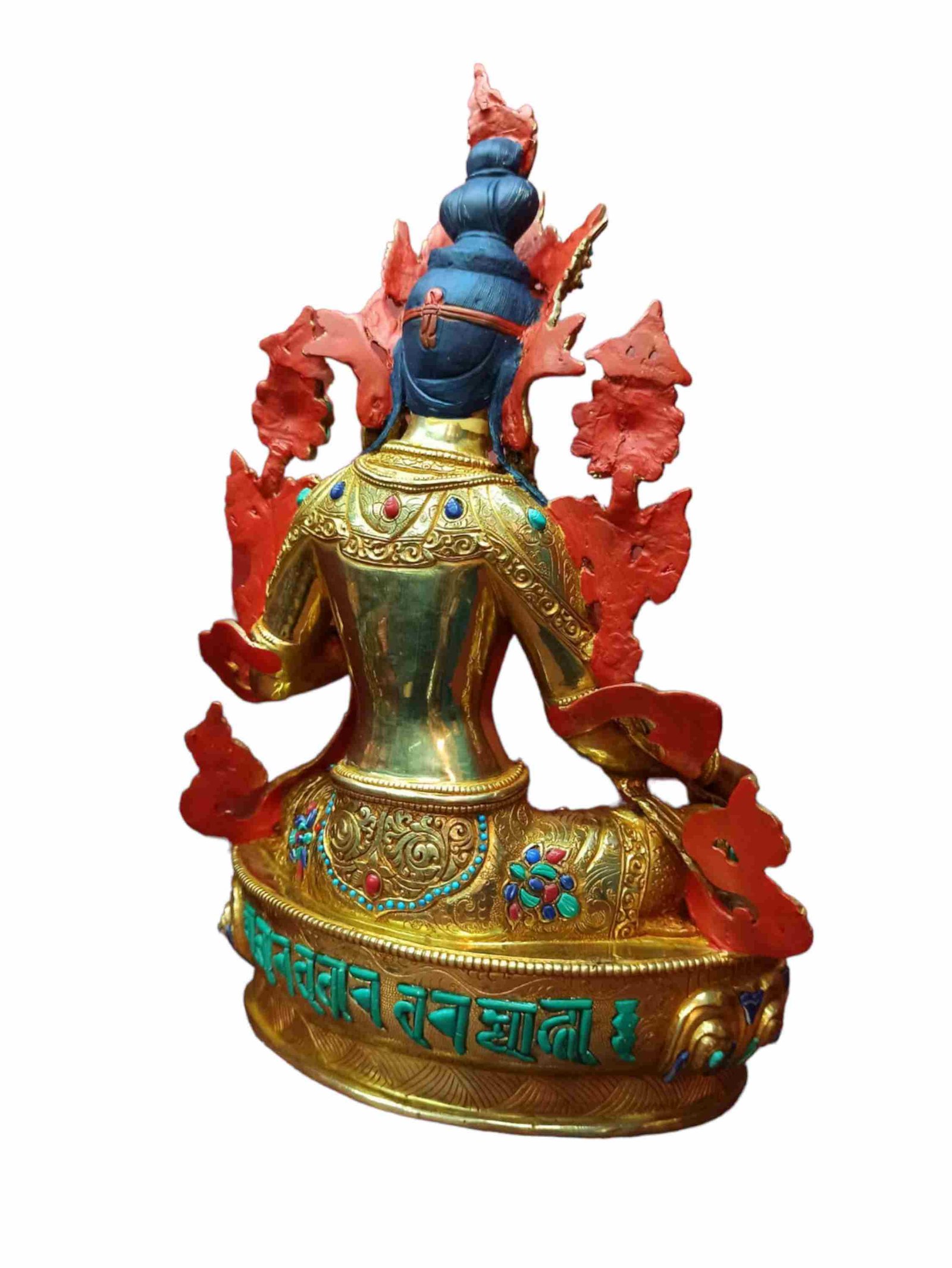 Buddhist Handmade Statue Of Green Tara Face Painted | Price: US$1700 ...