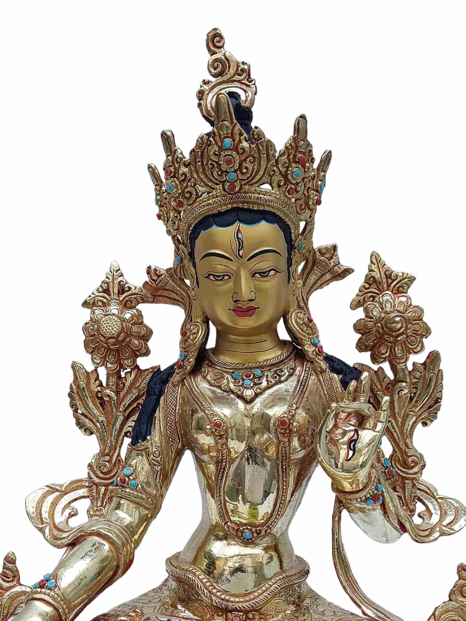 Buddhist Handmade Statue Of White Tara | Price: US$660 | Buddhist ...