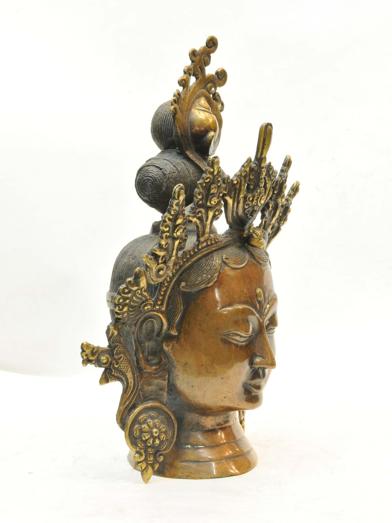 Buddhist Handmade Statue Of Face Of Tara | Price: US$300 | Buddhist ...