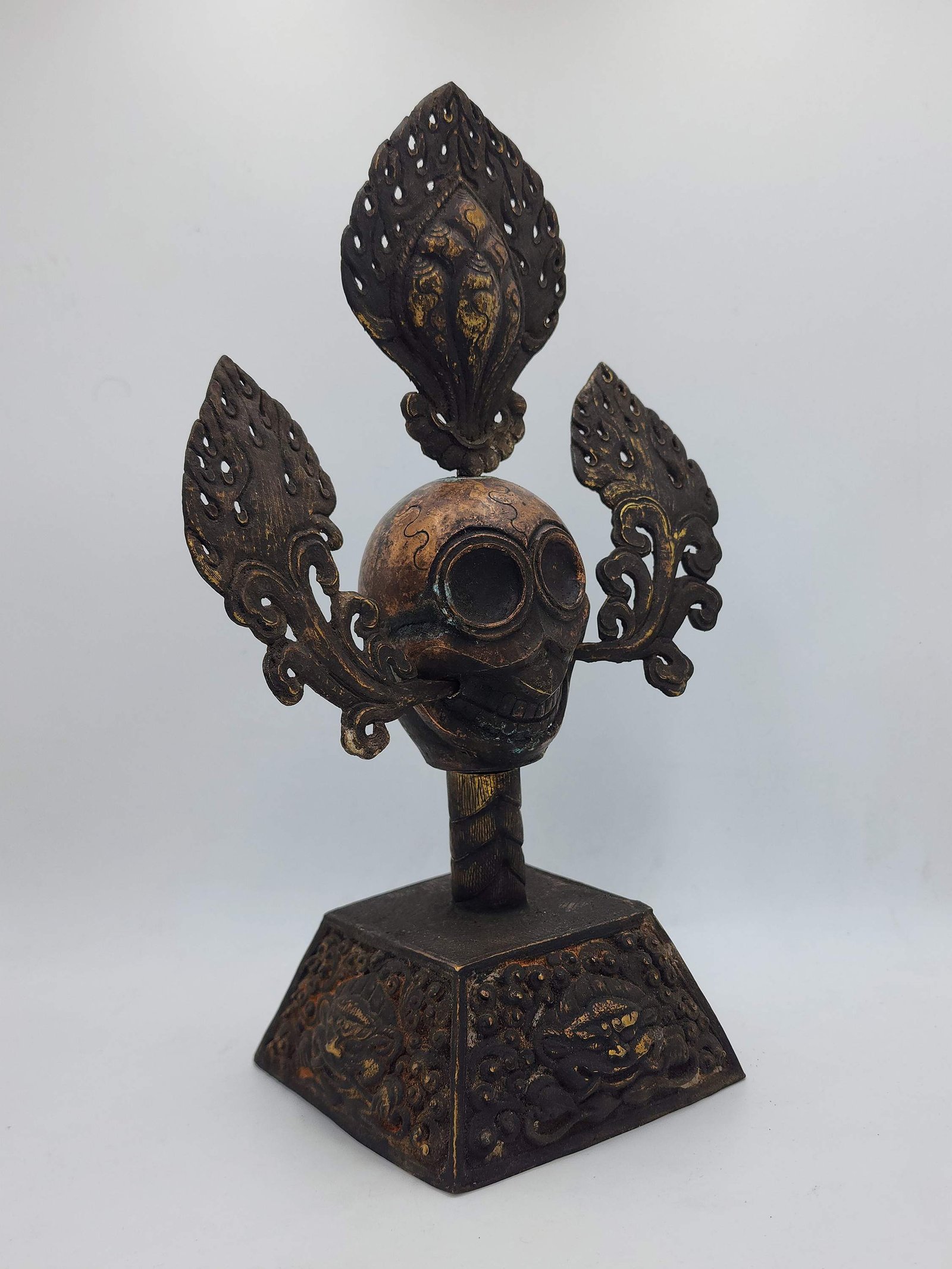Antique Buddhist Handmade Statue Of Citipati Head | Price: US$200 ...