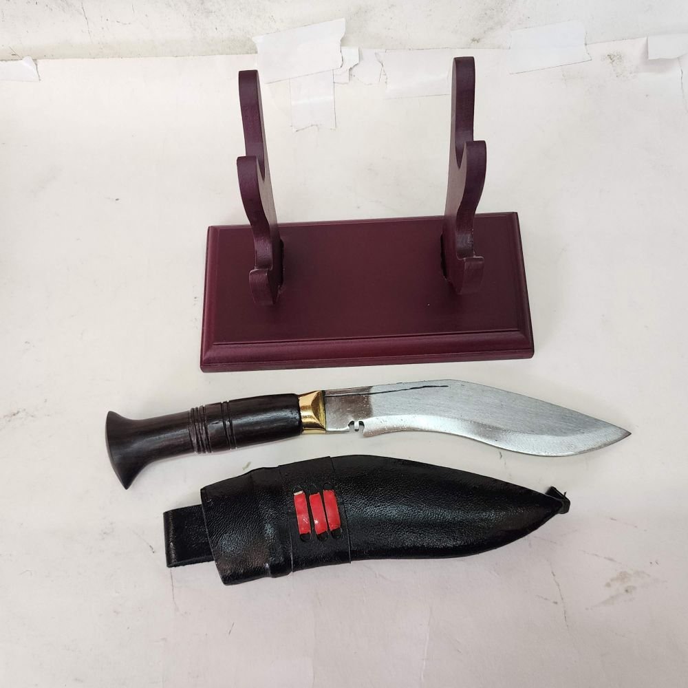 5 Inch, Biltong Khukuri, Gurkha Knife with leather cover, Nepali ...
