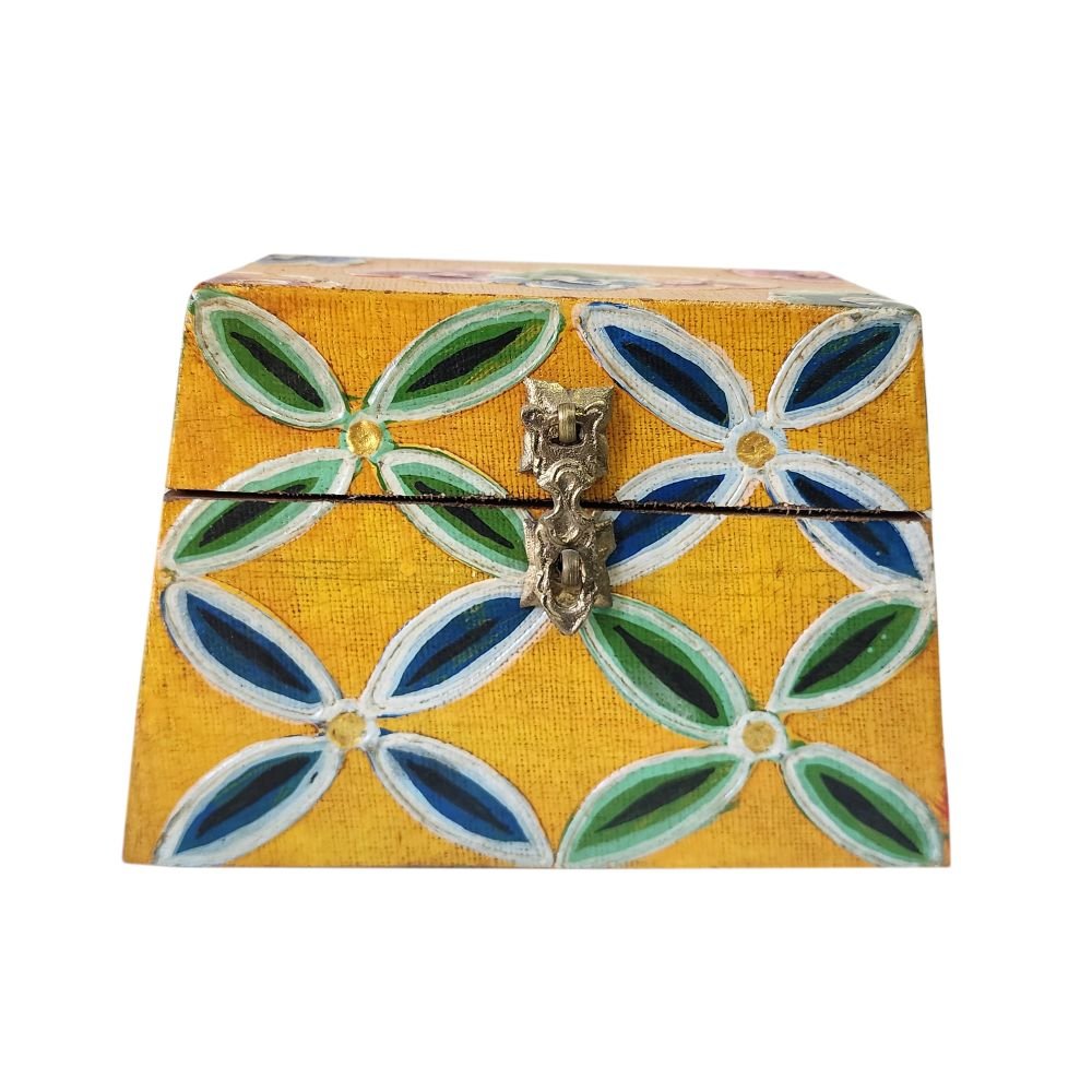 Traditional Tibetan Ritual Jeweler And Ritual Item Box Painted 11 By Traditional Tibetan Ritual Jeweler And Ritual Item Box Painted 11 By