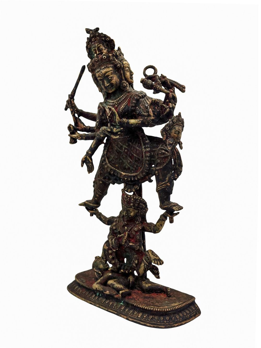 Nepali Handmade Statue Of Siddhi Lakshmi Antique Finishing | Price: US ...