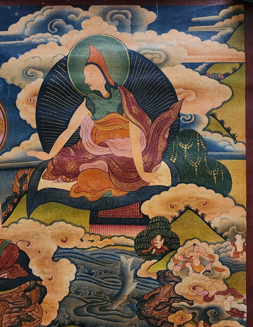 Atisha Dipankara Shrijnana Thangka | Price: US$1500 | Thangka - Old ...