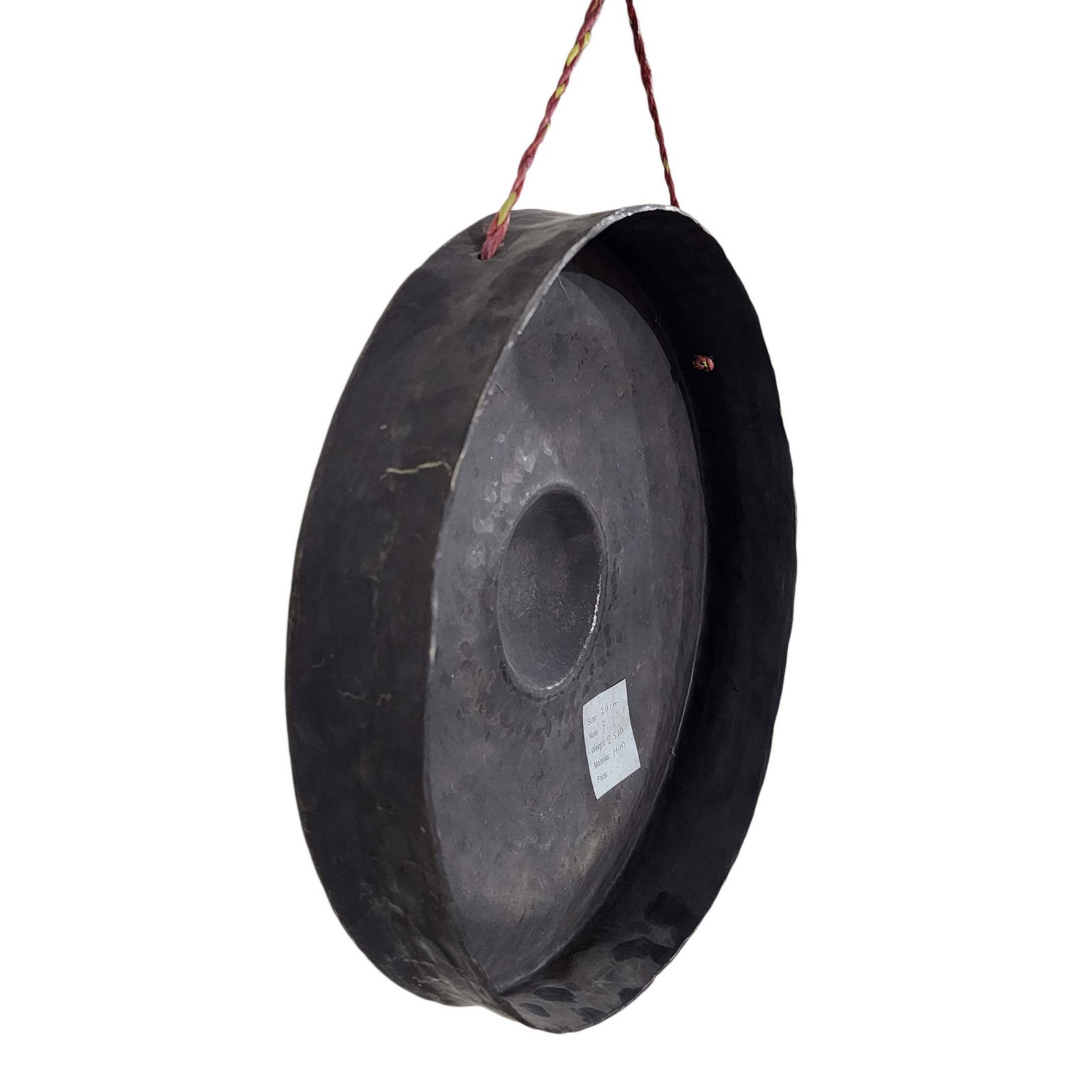Burmese Gong, Hand Beaten Large, Nipple Gong with Flower Design, The ...