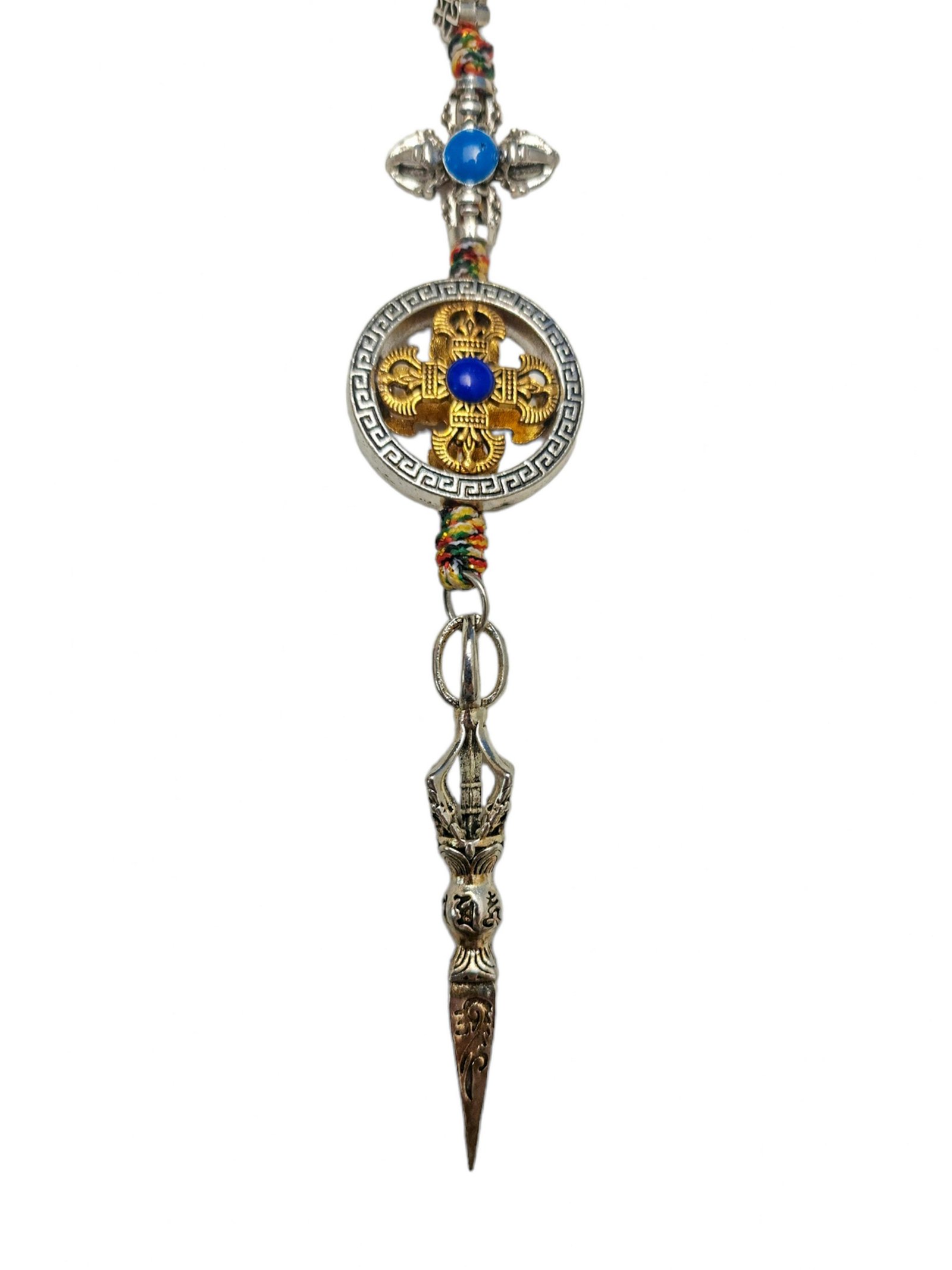 Buddhist Ritual Amulet Hanging With Double Dorje And Phurba | Price: US ...