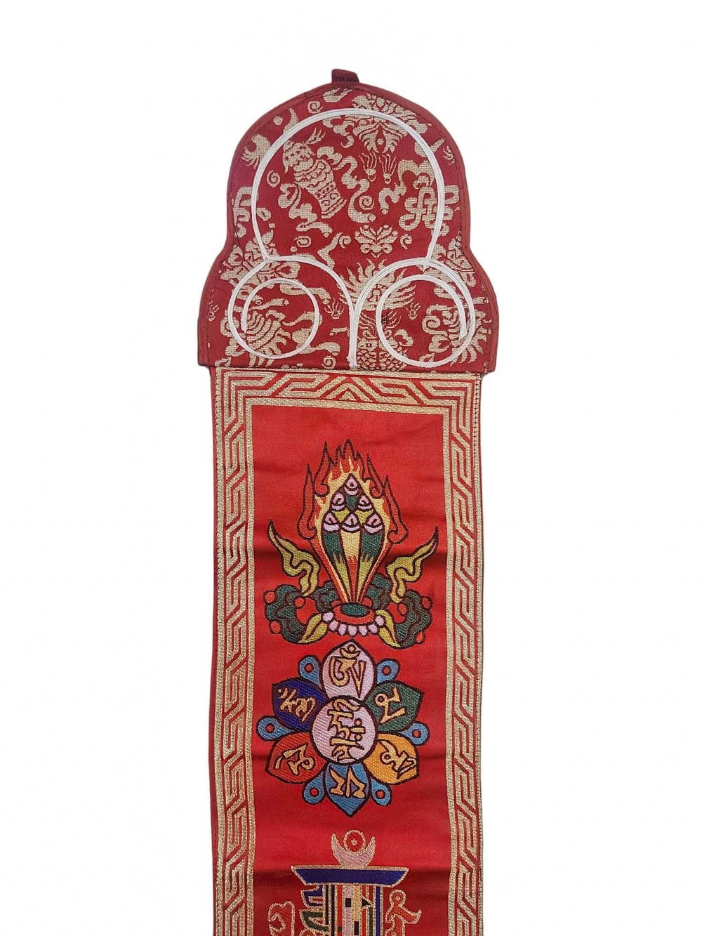 cotton Wall Hanging, Handmade In Nepal With Double Dorje And Other ...