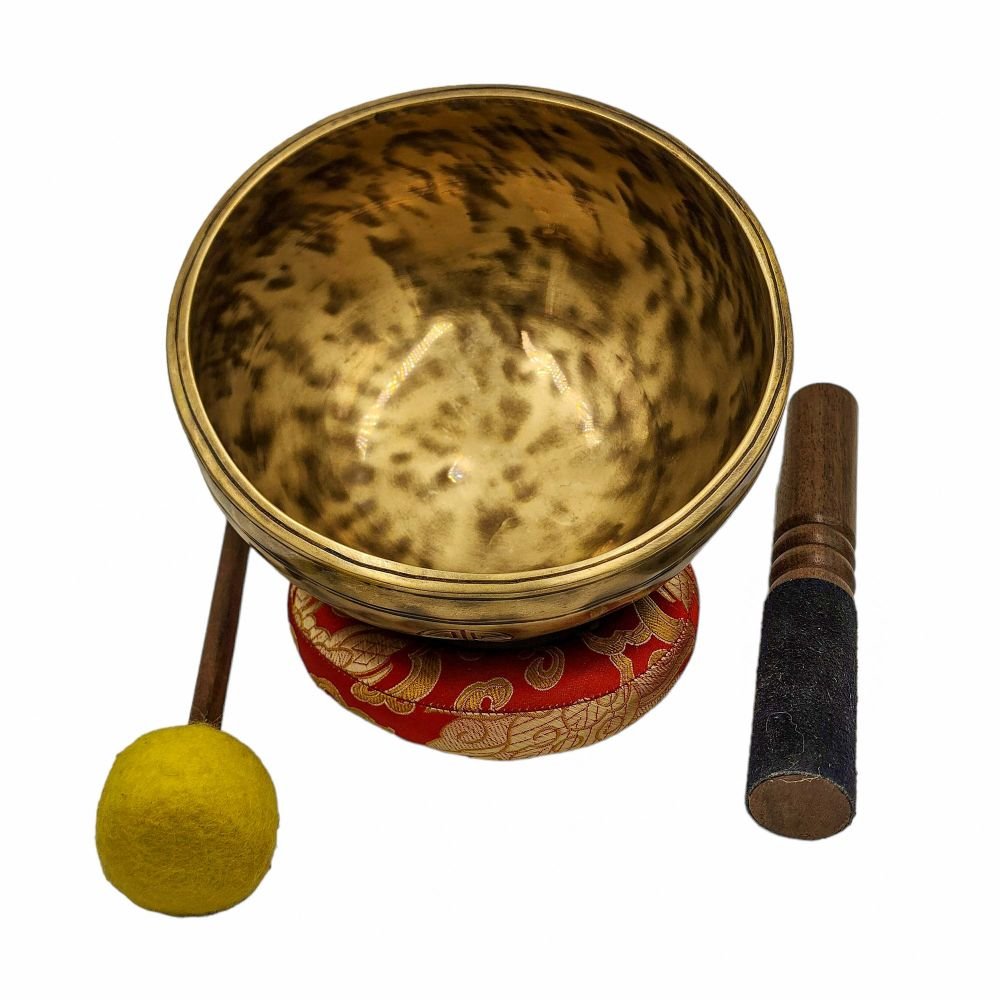 Full Moon Bowl, Buddhist Hand Beaten, Moon carved, Antique Finishing ...
