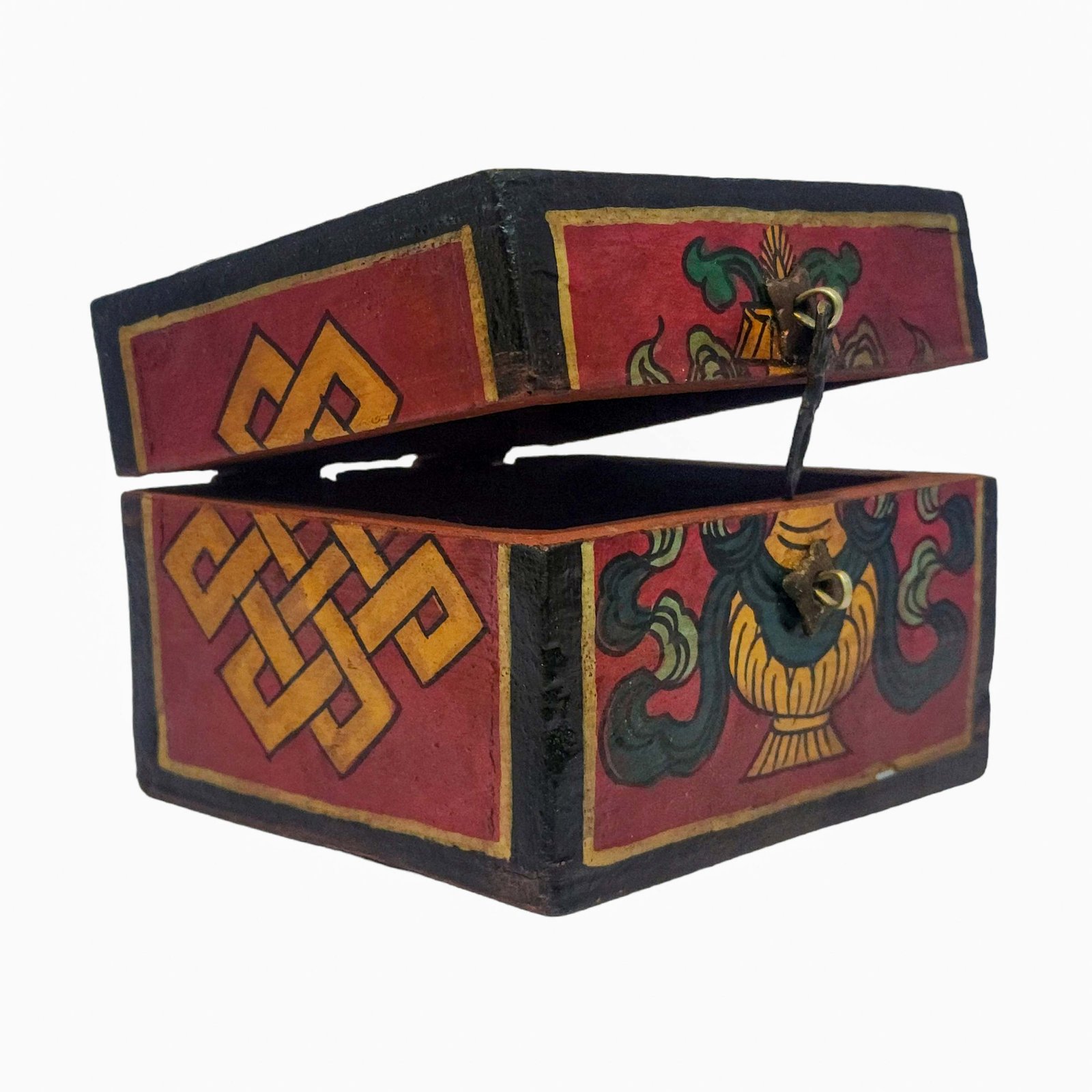 Tibetan Ritual Wooden Box | Price: US$10 | Altar And Boxes | Tibetan ...