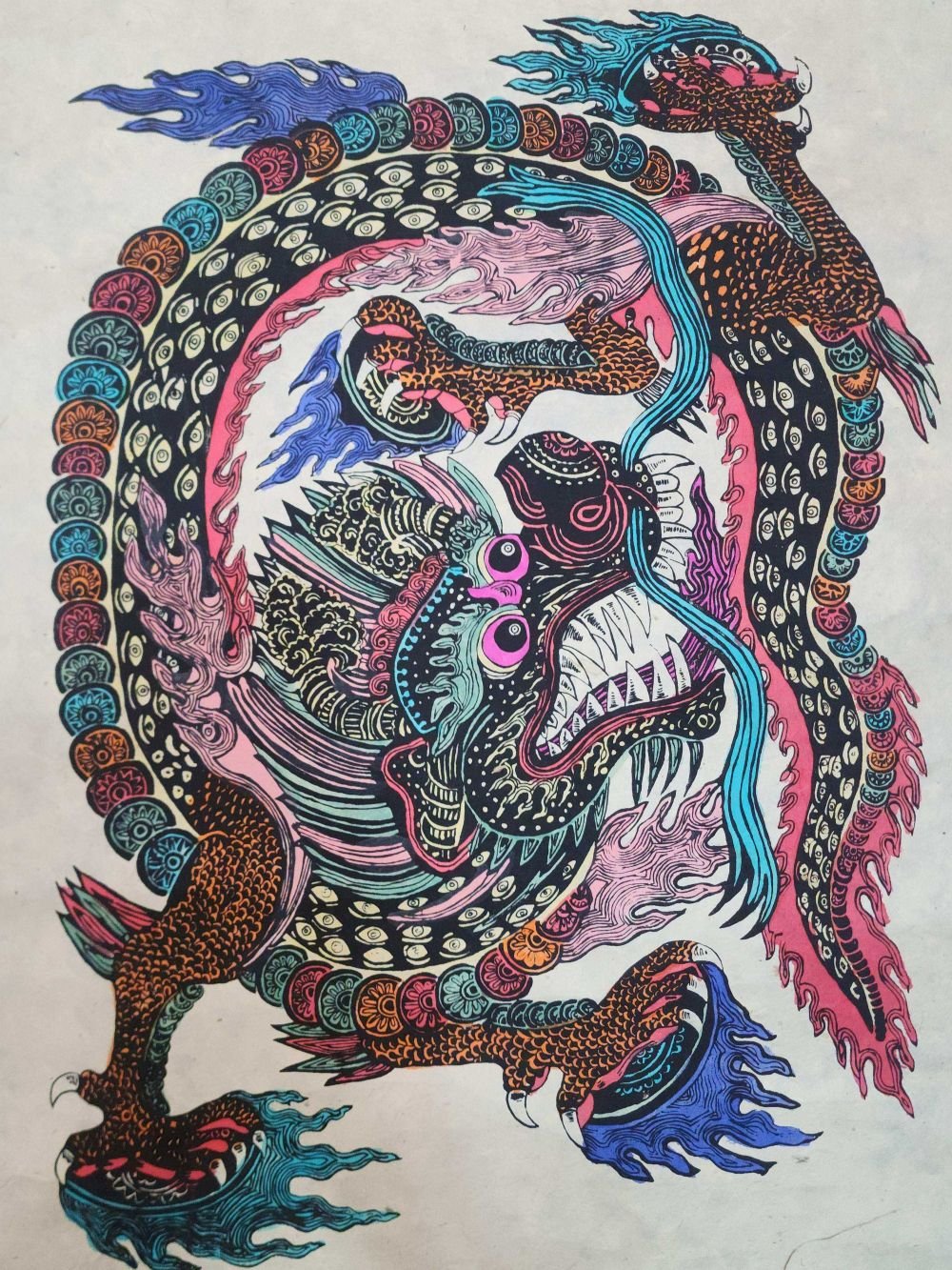 Paper Thangka, Buddhist Traditional Painting, Hand Painted | Price: US ...