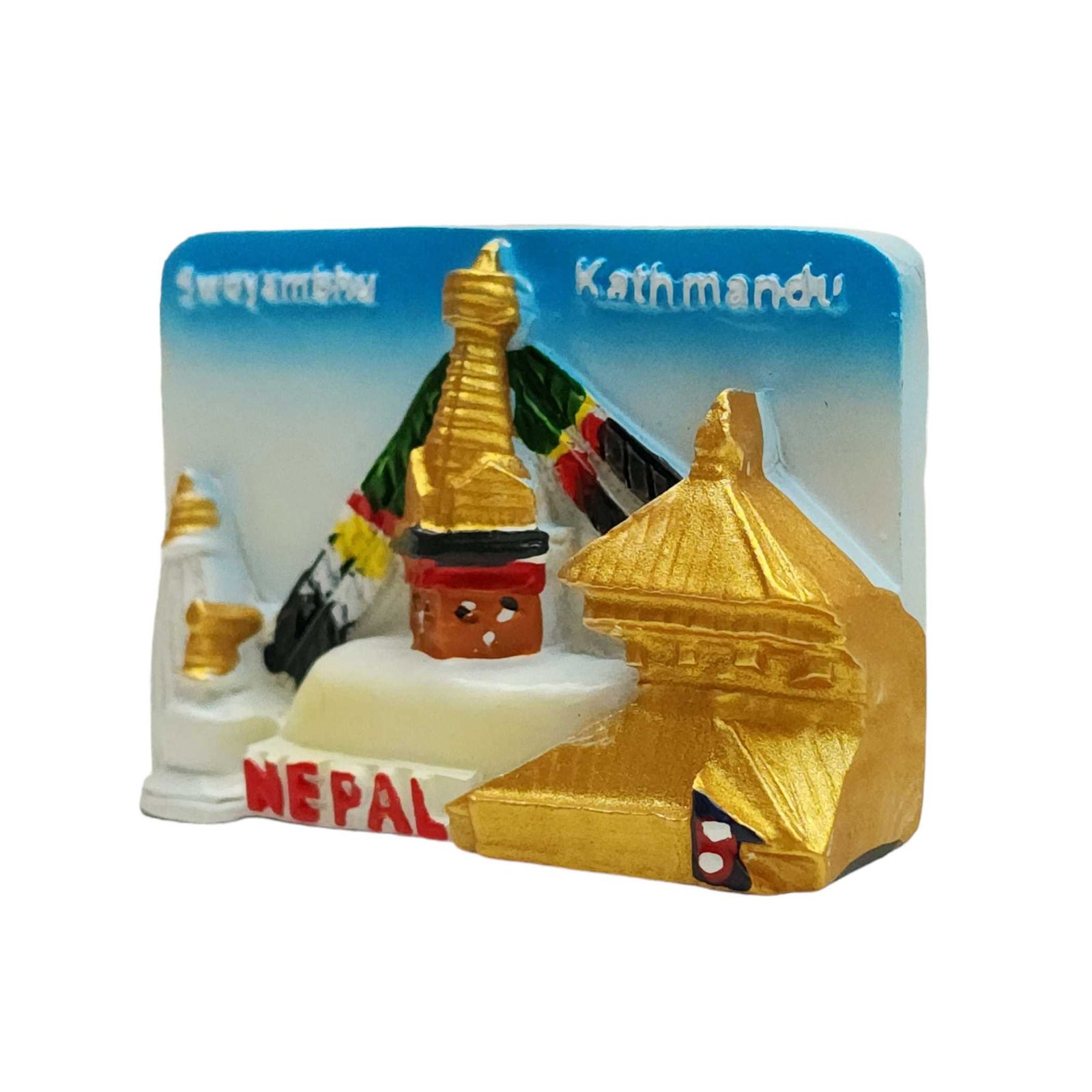 Swoyambhu Nath Stupa | Price: US$2 | Unique To Nepal | Fridge Magnet ...