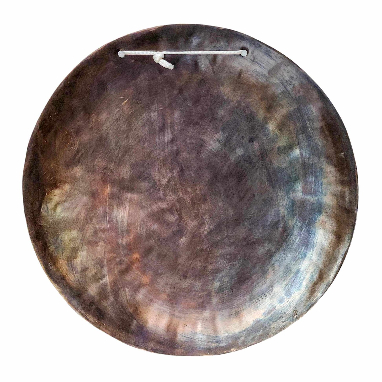Gong, Tibetan Handmade, Wind Gong, Flat Gong – 35 × 35 cm | Bronze by ...
