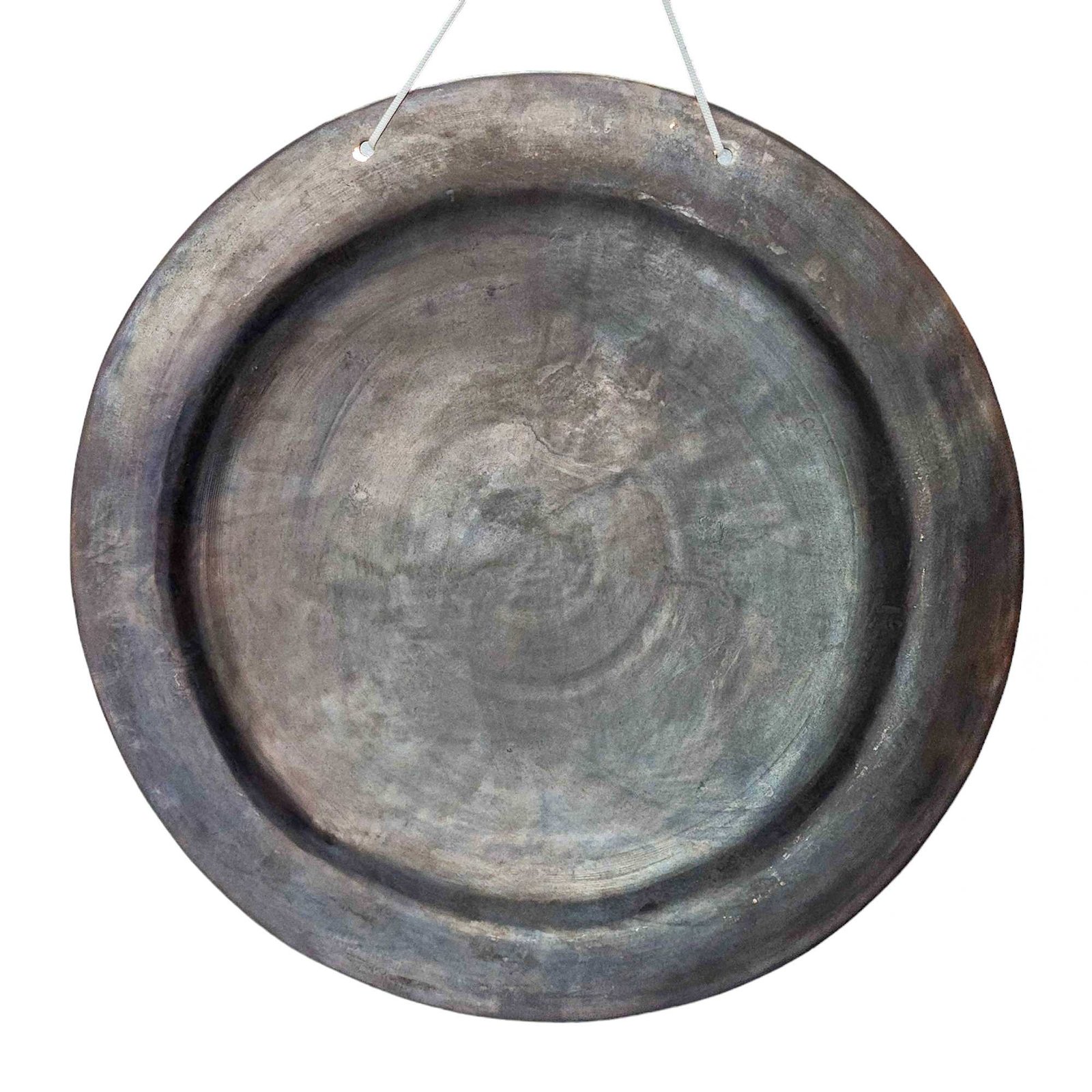 Gong, Tibetan Handmade, Wind Gong, Flat Gong – 46 × 46 cm | Bronze by ...