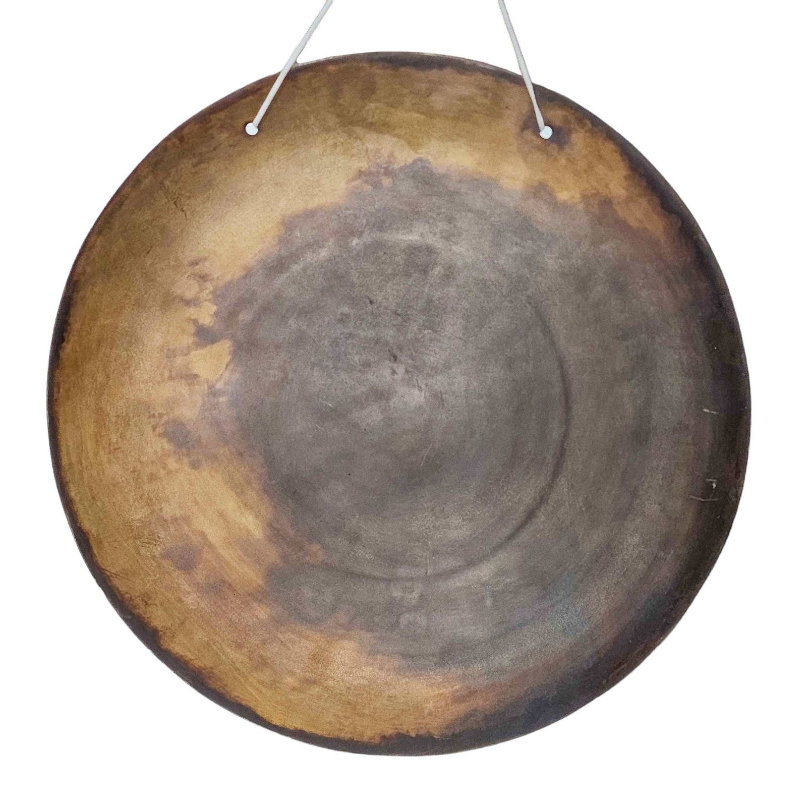 Gong, Tibetan Handmade, Wind Gong, Flat Gong – 45 × 45 cm | Bronze by ...