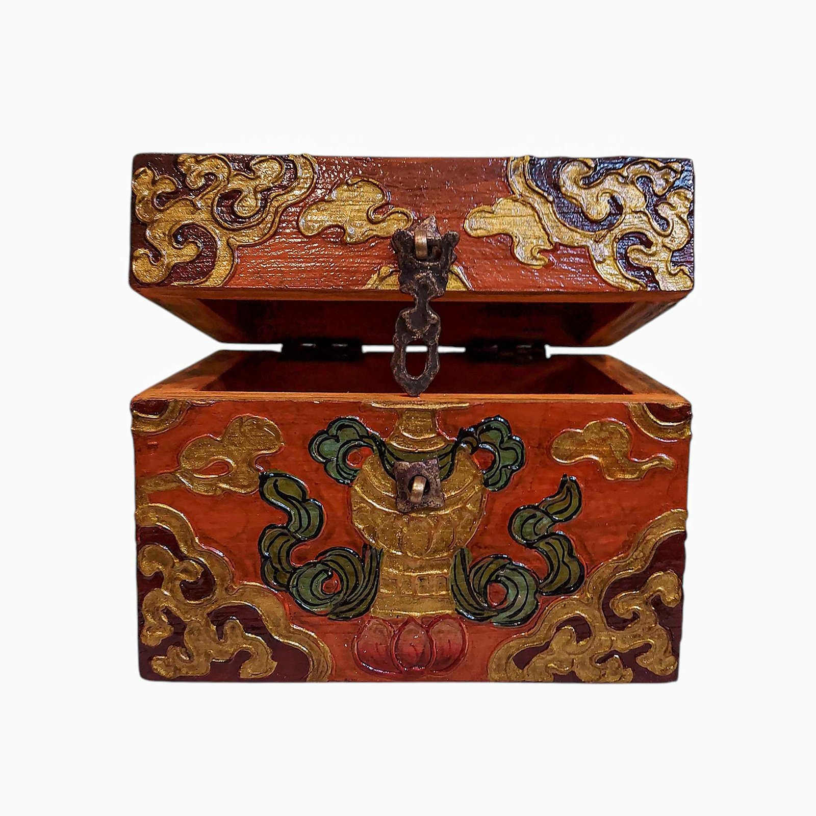 Buddhist Wooden Box | Price: US$15 | Altar And Boxes | Tibetan Boxes ...
