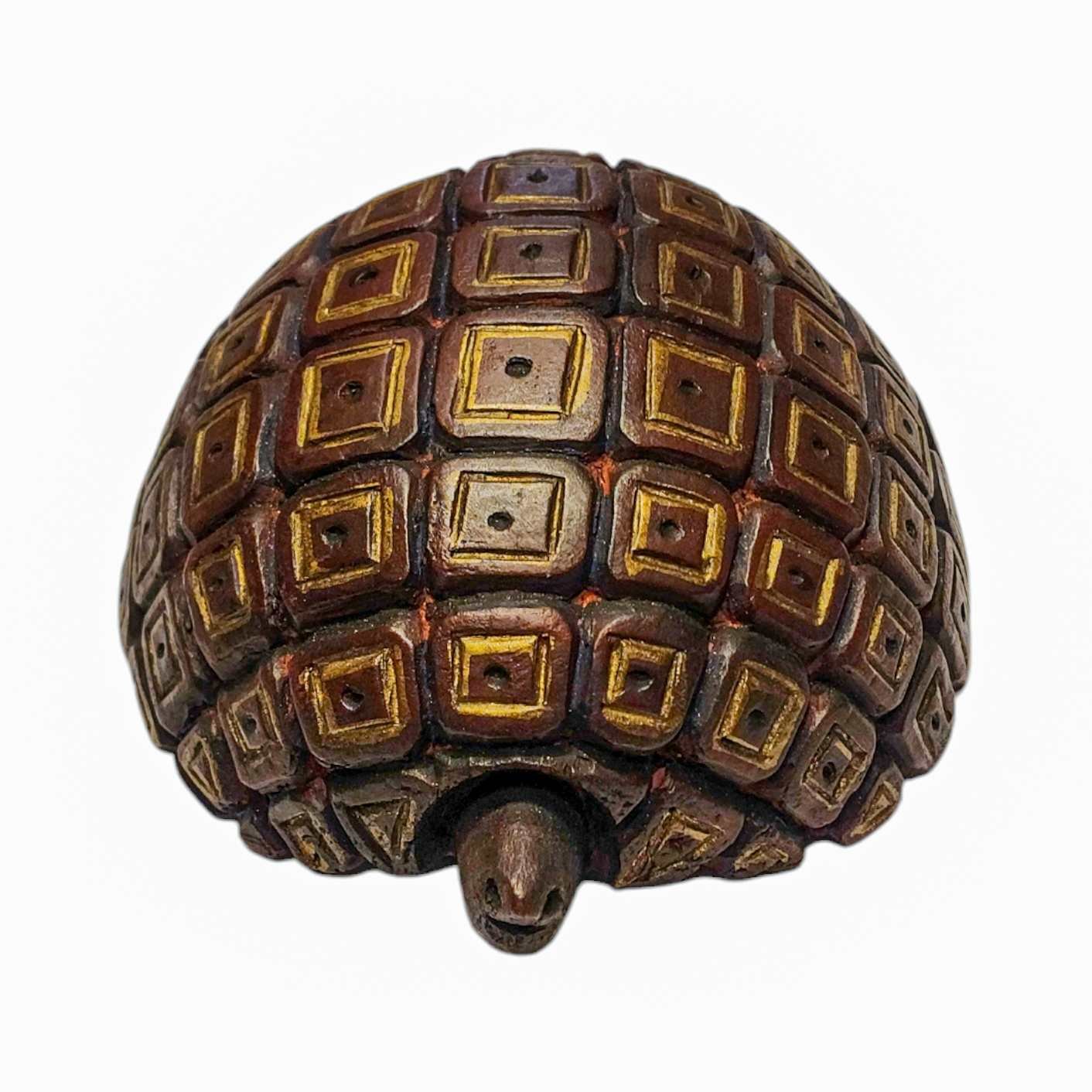 Tortoise, Handmade Wooden Mask, Wall Hanging, Painted, Poplar Wood ...