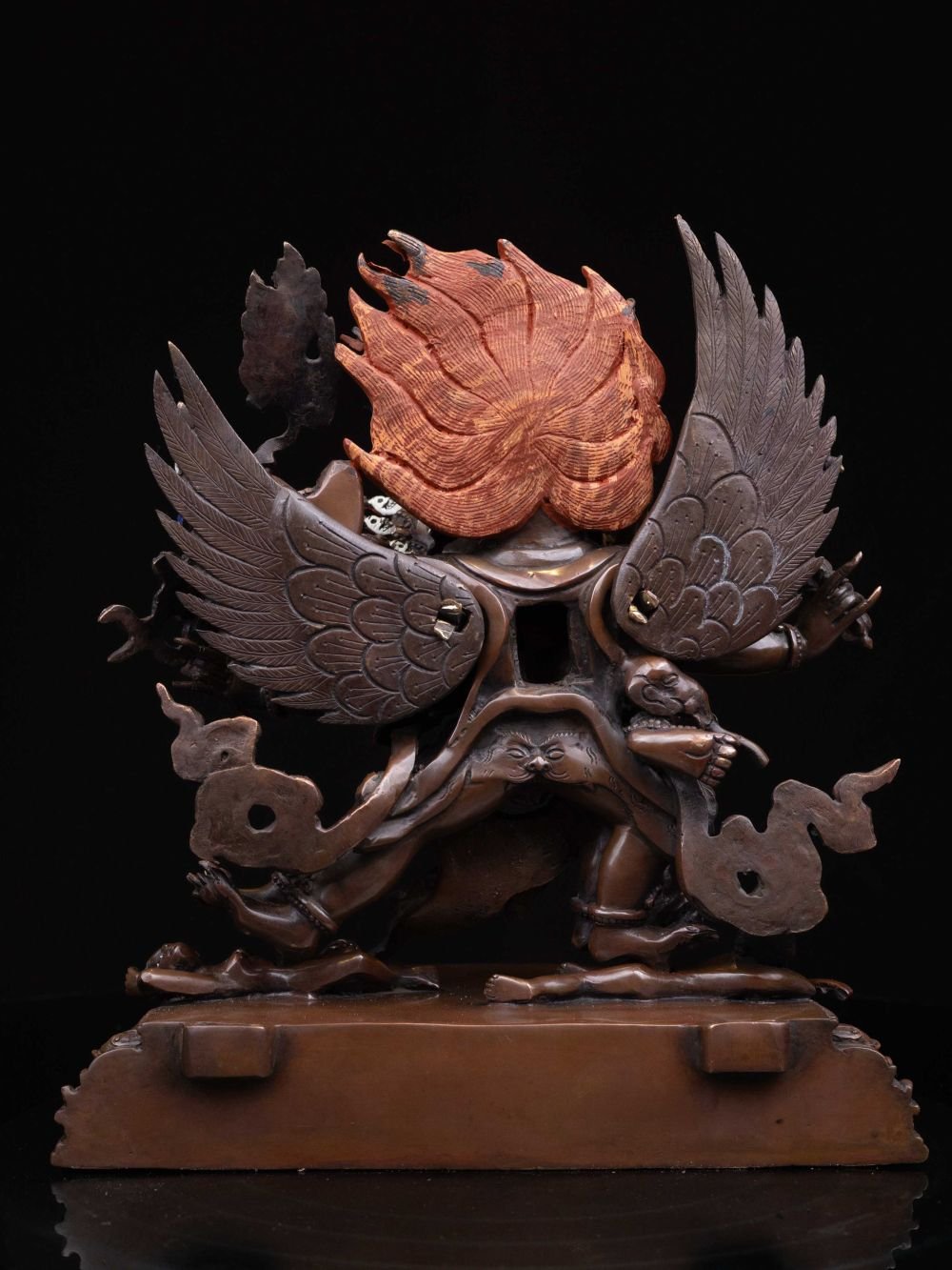 vajrakilaya Shakti , Buddhist Handmade Statue, chocolate Oxidized And ...