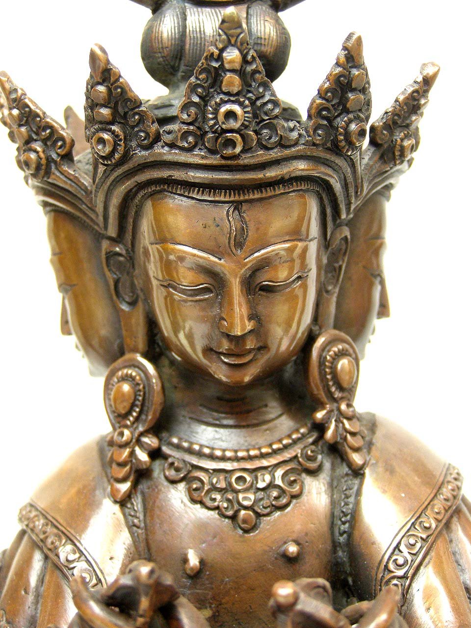 Copper Statue Of Guhyasamaja Chocolate Oxidation | Price: US$400 ...